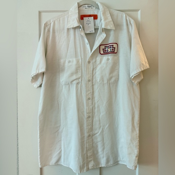 Shirts | New Vintage White Shirt With Top Notch Patch | Poshmark